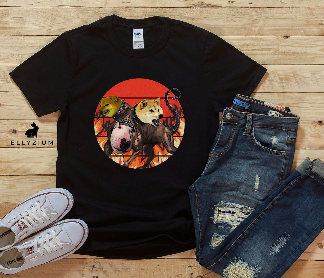 Cerberus Doge Shirt | Doge Shirt | Cerberus Shirt | Meme Shirt | Funny ...