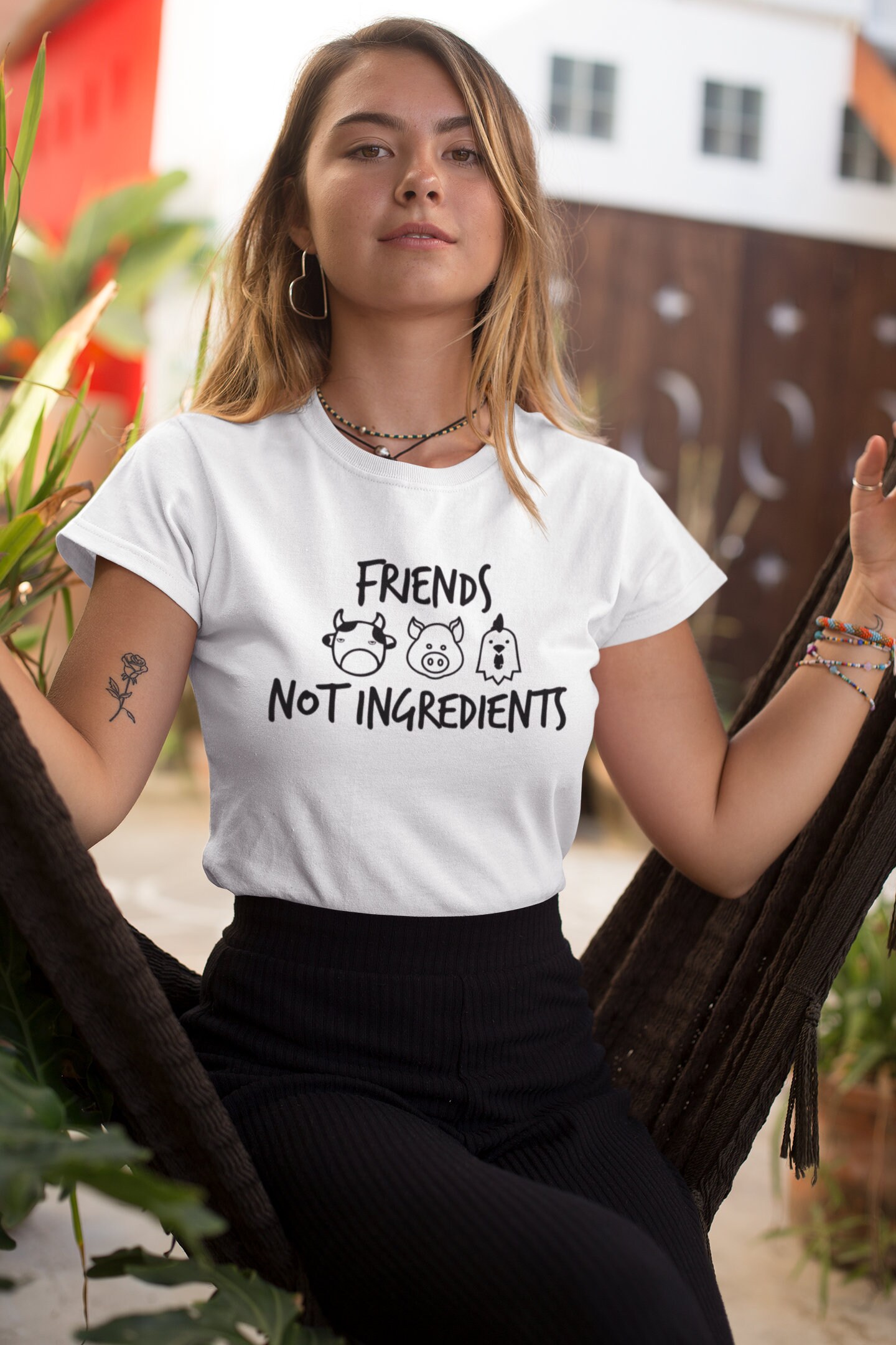 Vegan T Shirt, Vegan Shirt, Vegan Clothing, Vegan Gift. Friends, Not ...