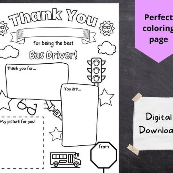 Bus Driver Thank You - Etsy