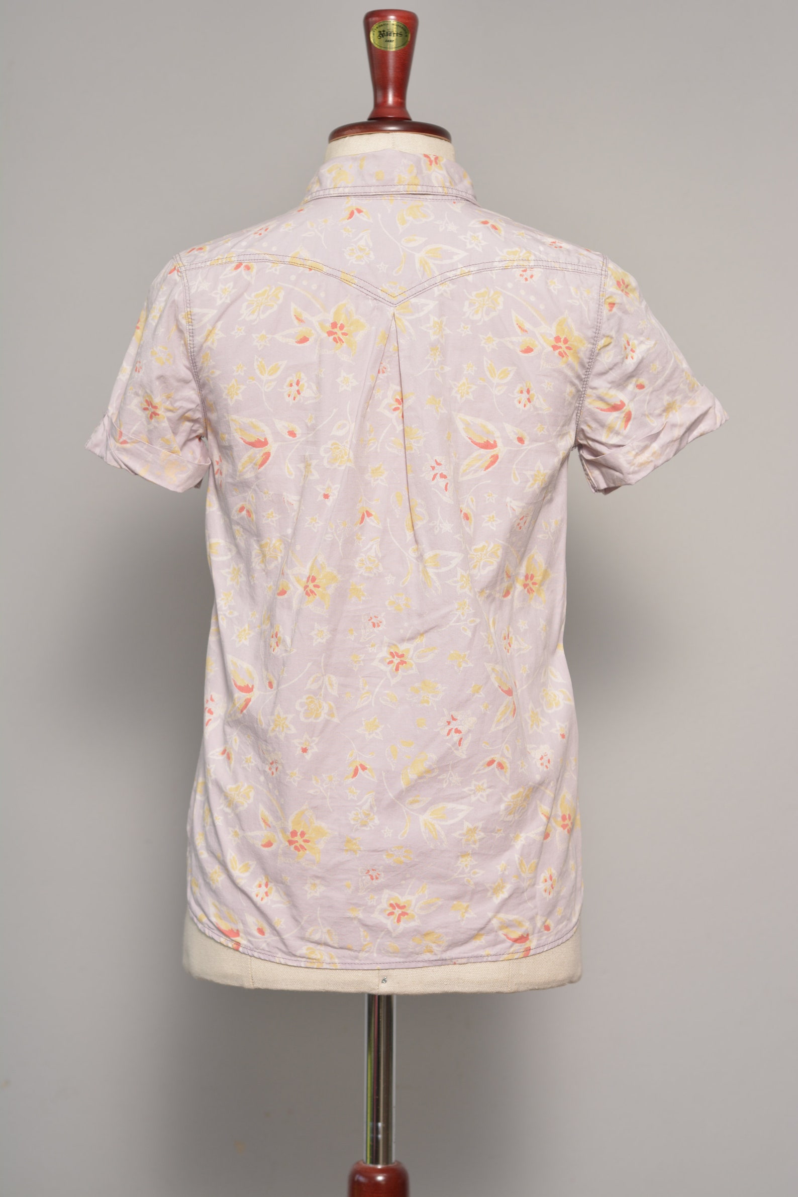 Talla 6 / Camisas femeninas Linda blusa Rosa Pastel Tops Babydoll Levis ...