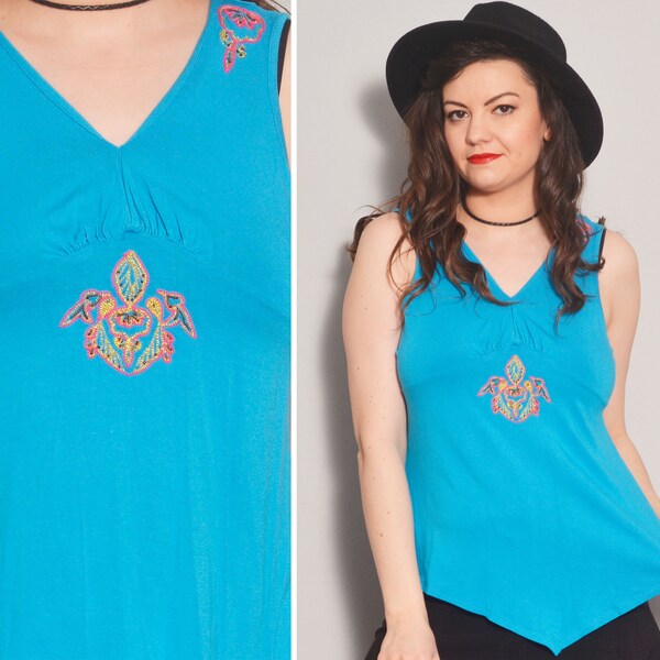 Turquoise Tank Top - Etsy