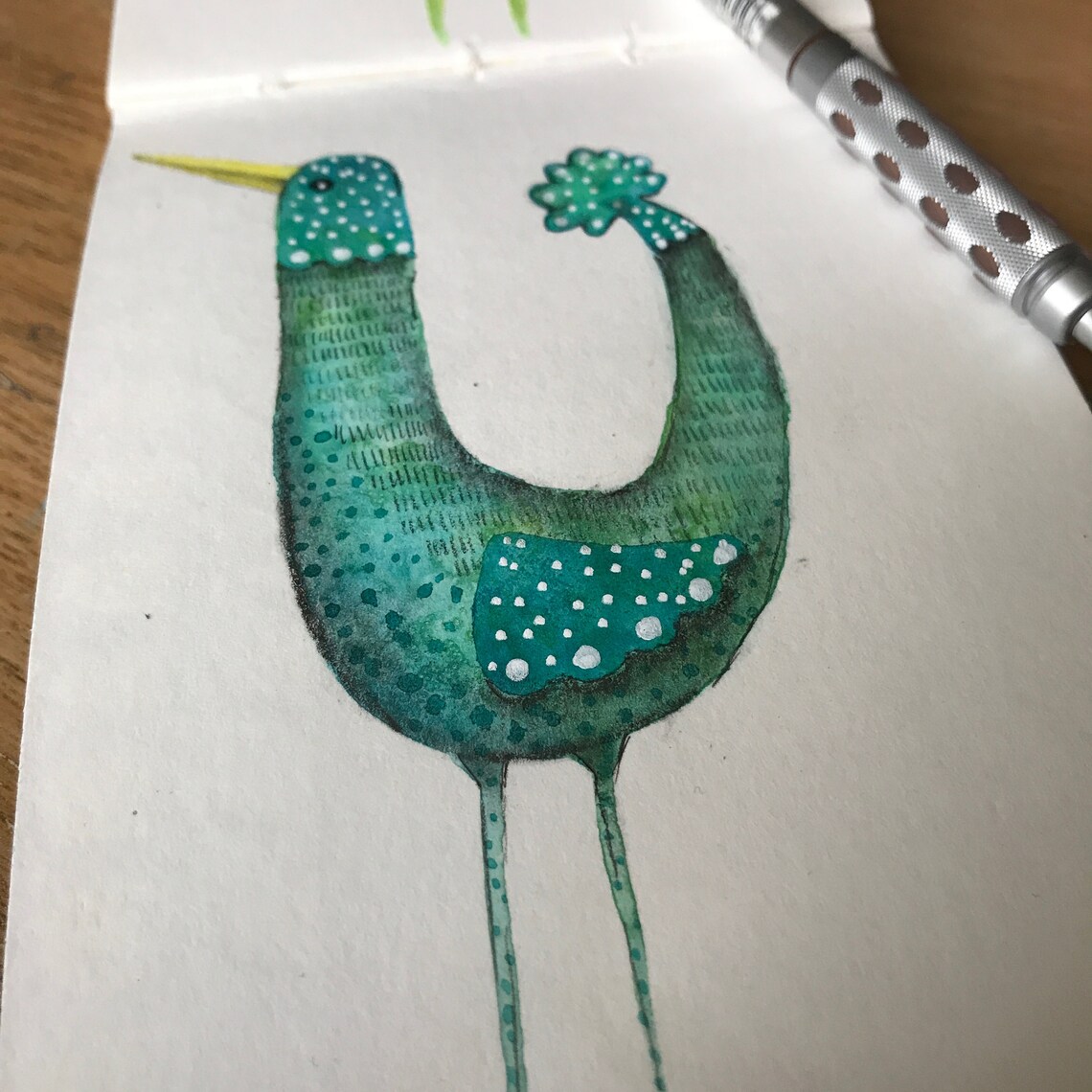 Mindful Folk Art Birds 3 Ways-a Self Paced Stand Alone Water | Etsy