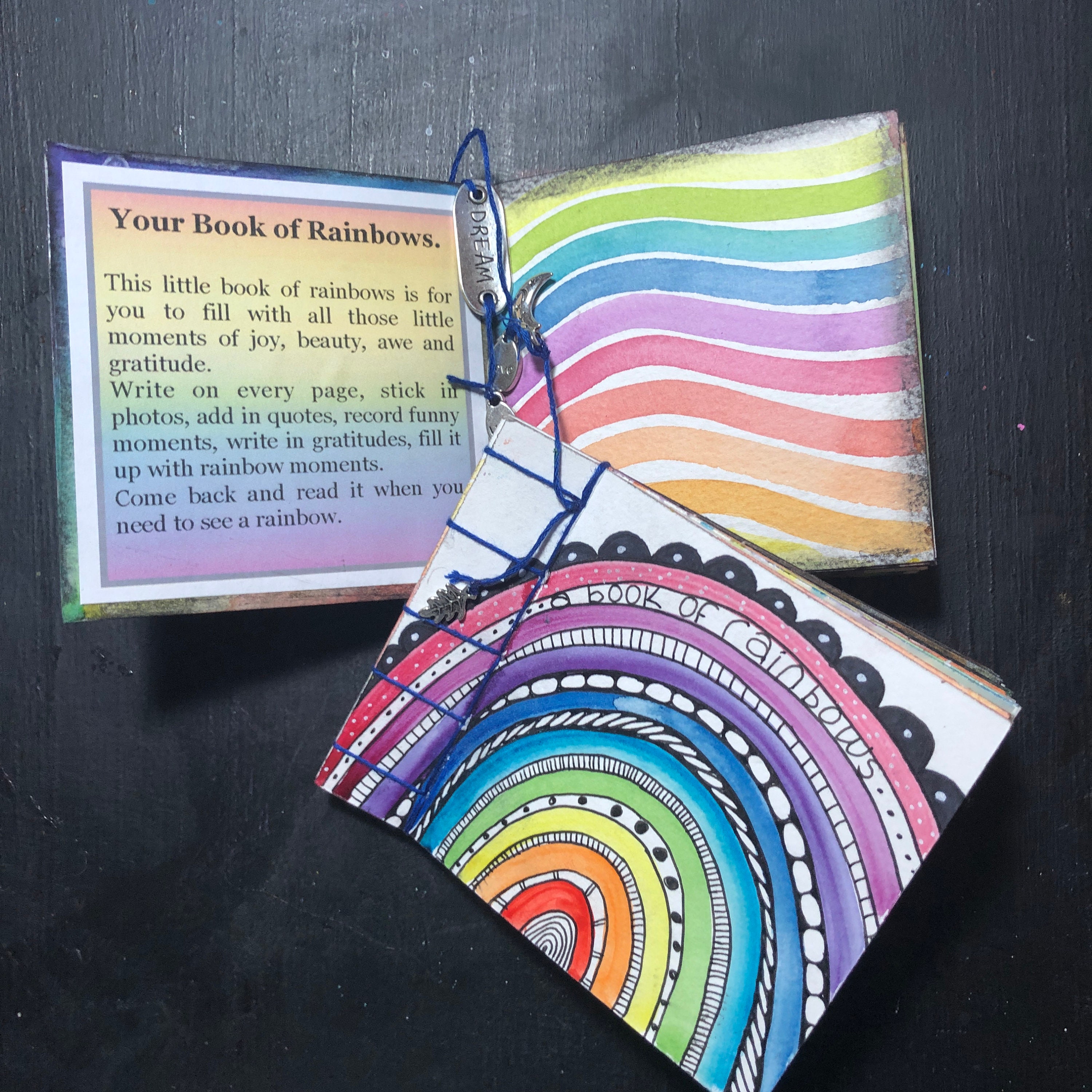 Mindful Watercolour Rainbow Book Creation Class With Rae Creates - Etsy