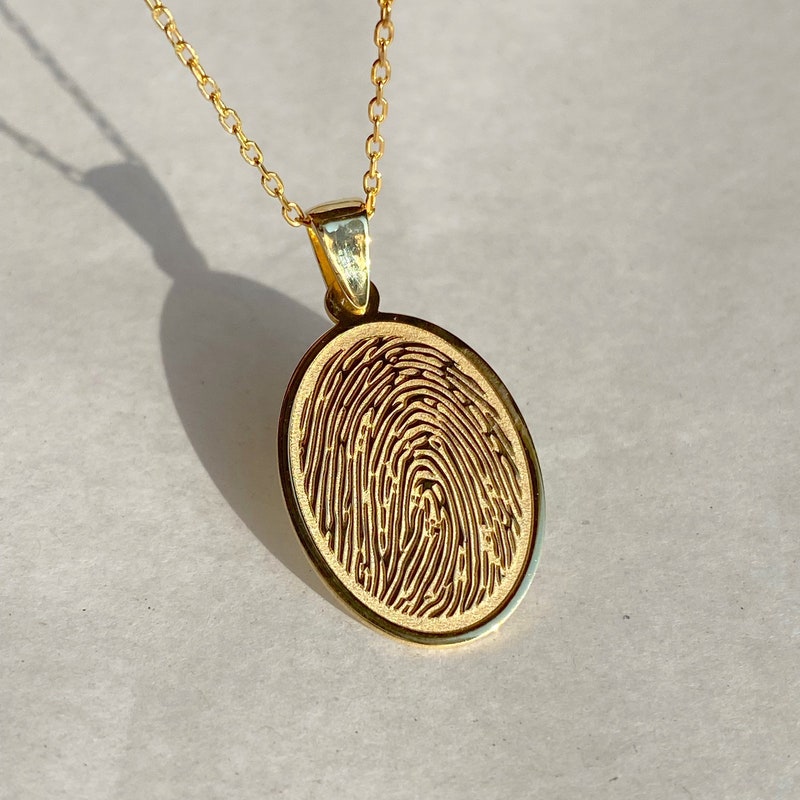 Fingerprint Necklace - Etsy