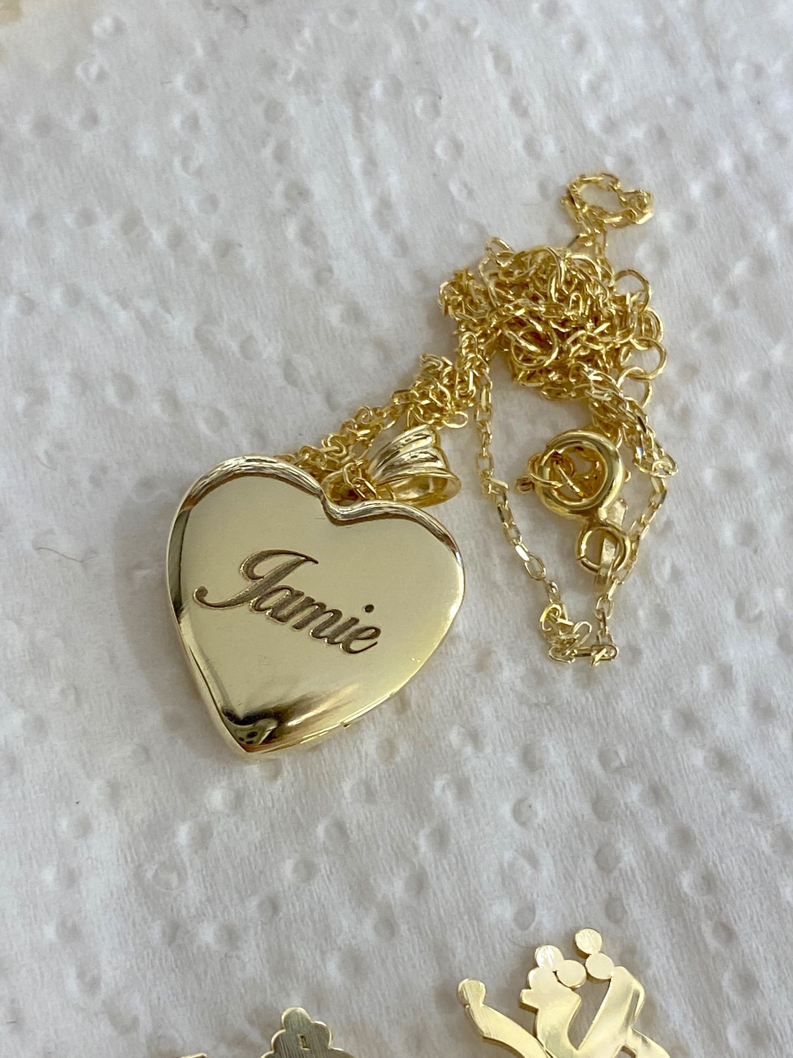 Personalized Heart Locket Necklace Custom Locket Pendant 14k - Etsy
