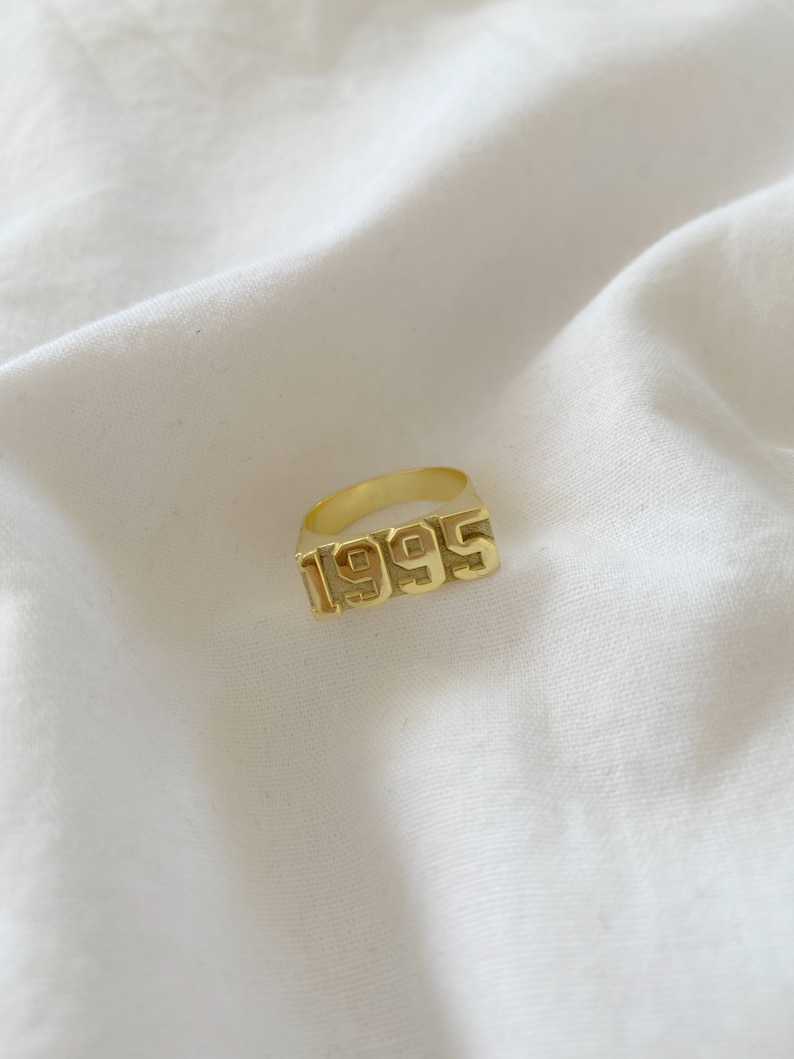 Custom Name // Number Ring, 925 Sterling Silver Jewelry, Personalized ...