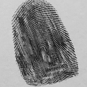 Actual Fingerprint Necklace, Engraved Fingerprint Jewelry, Custom ...