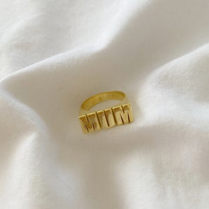 Custom Name // Number Ring, 925 Sterling Silver Jewelry, Personalized ...