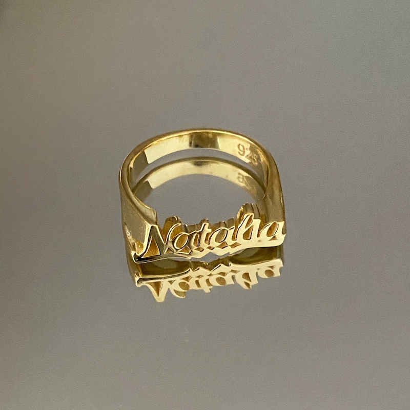 Wire Name Ring - Etsy