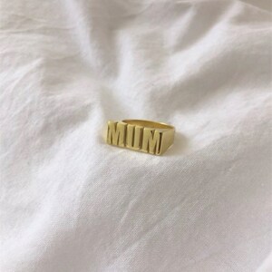 Custom Name // Number Ring, 925 Sterling Silver Jewelry, Personalized ...