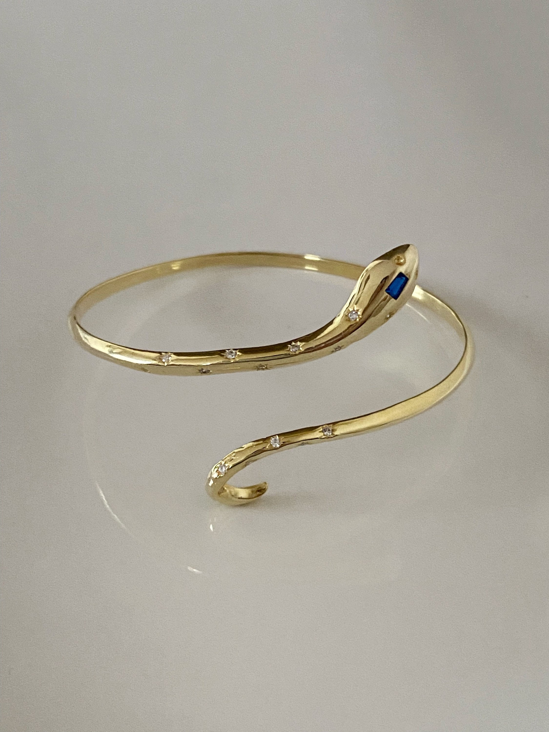Snake Bracelet Sterling Silver Bracelet Serpent Bracelet - Etsy