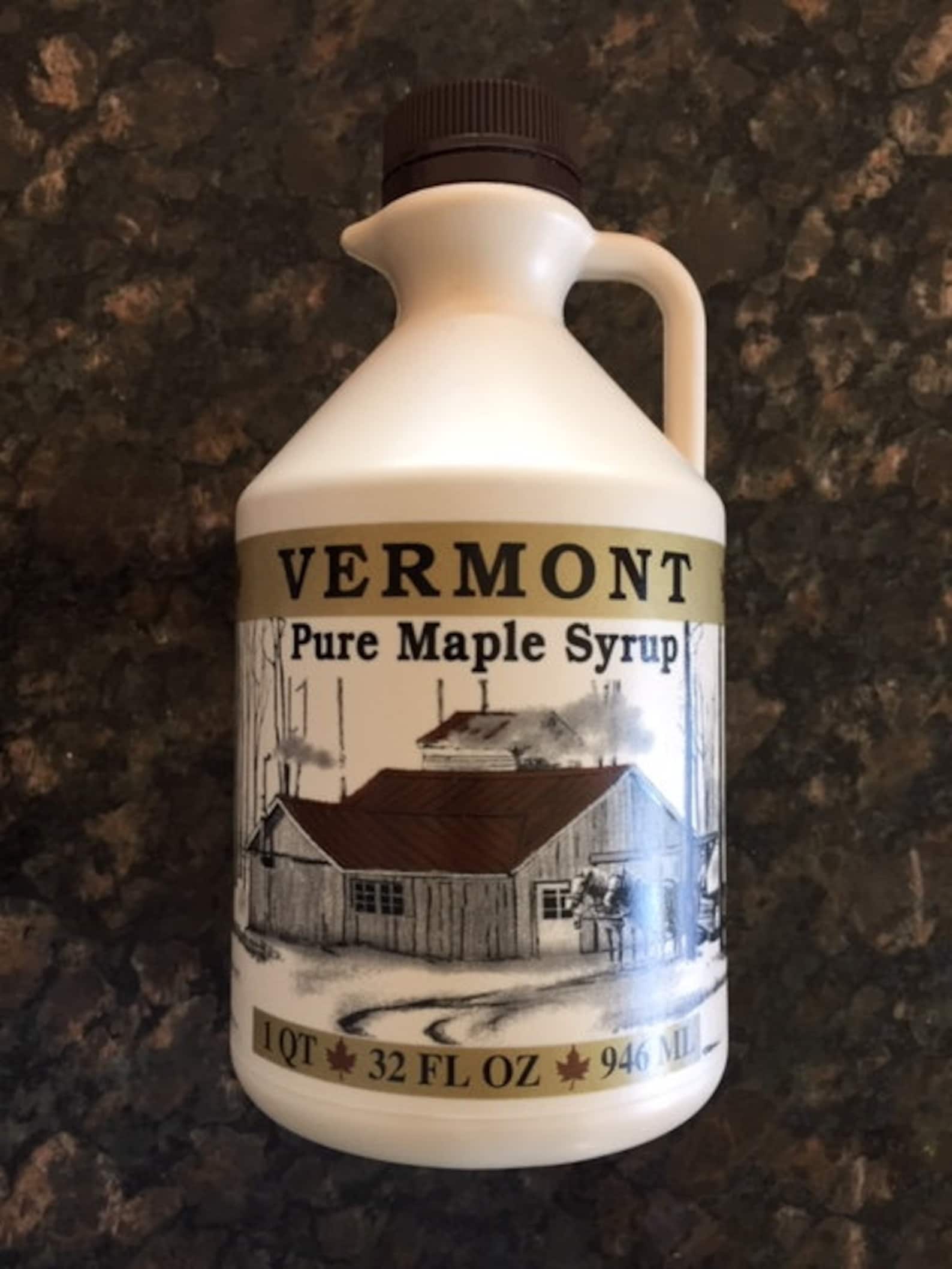 Pure VT. Maple Syrup in Plastic Jug, Certified "organic" - Etsy