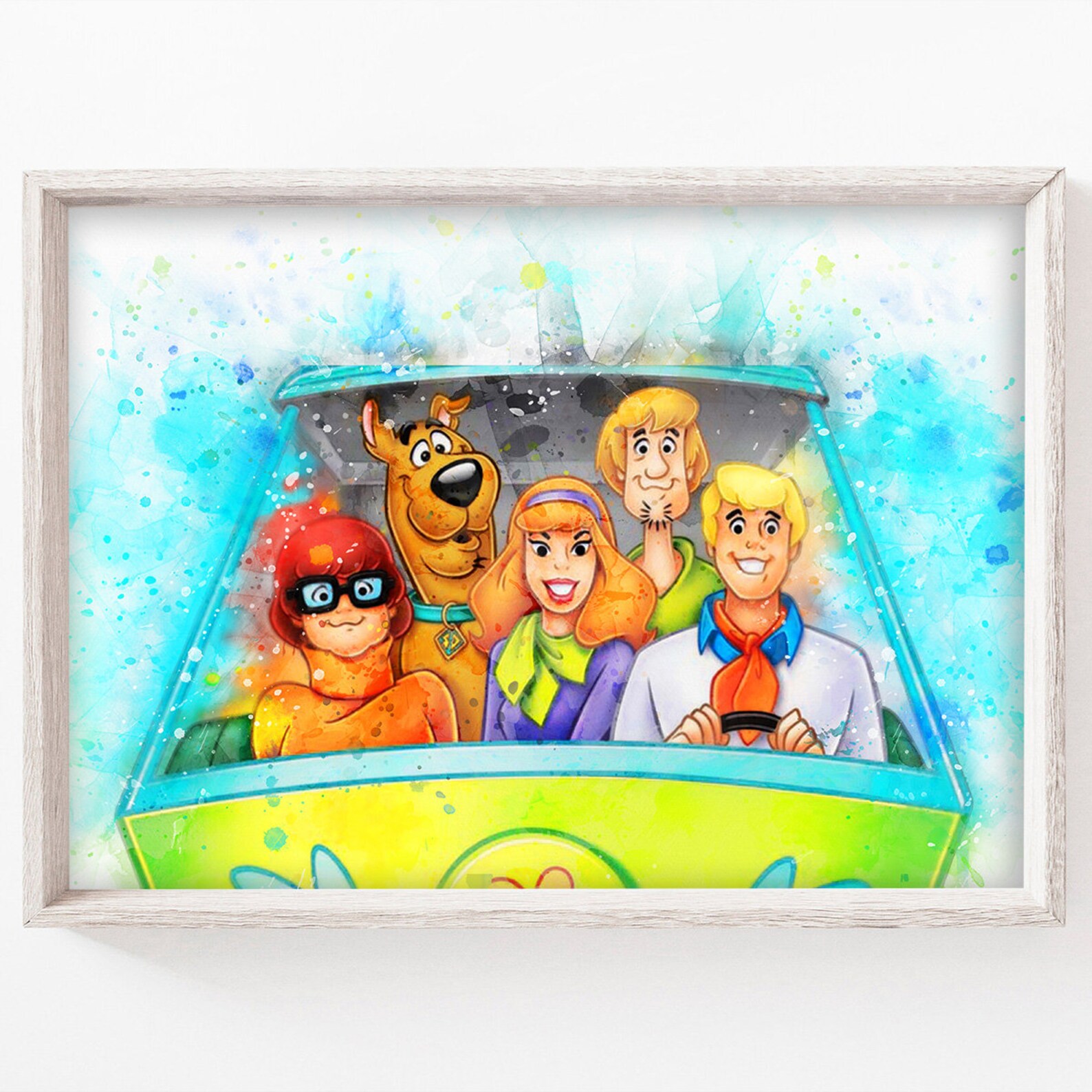 SET OF 9 Scooby Doo Prints Scooby Doo Printables Instant | Etsy