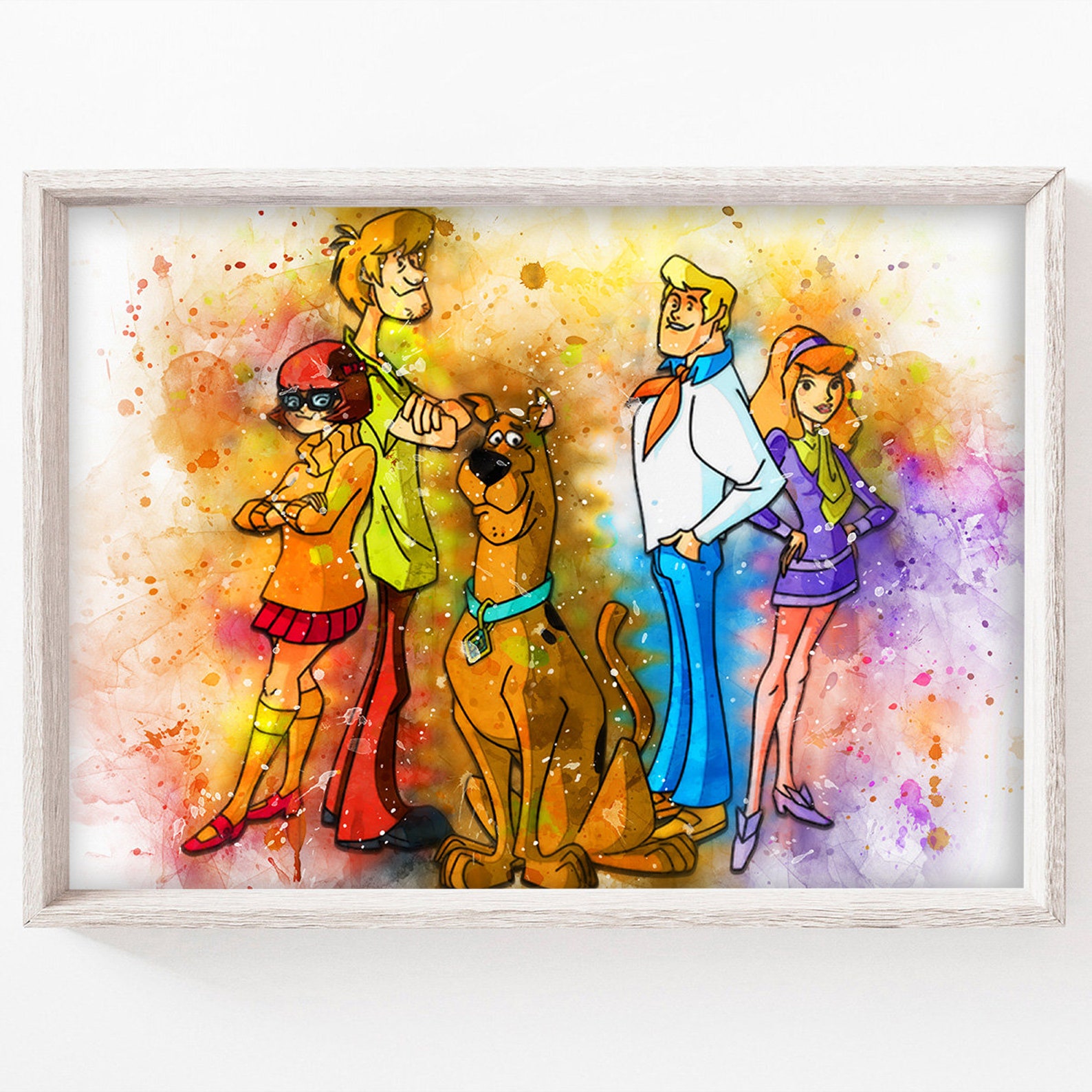 SET OF 9 Scooby Doo Prints Scooby Doo Printables Instant | Etsy