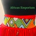 Handmade Zulu Classic Beaded Belt - Etsy