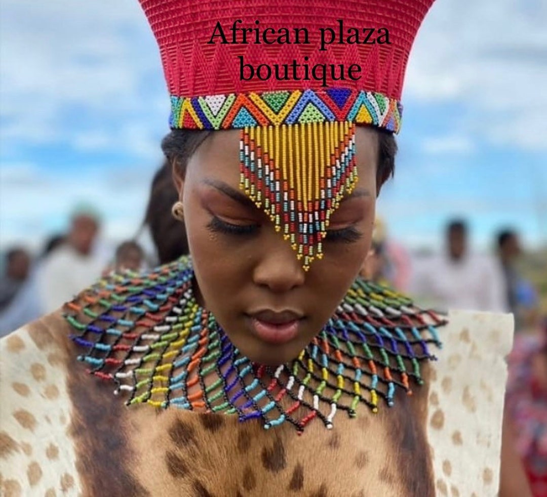 Customised Zulu Hat Isicholo With Tassel Beads - Etsy