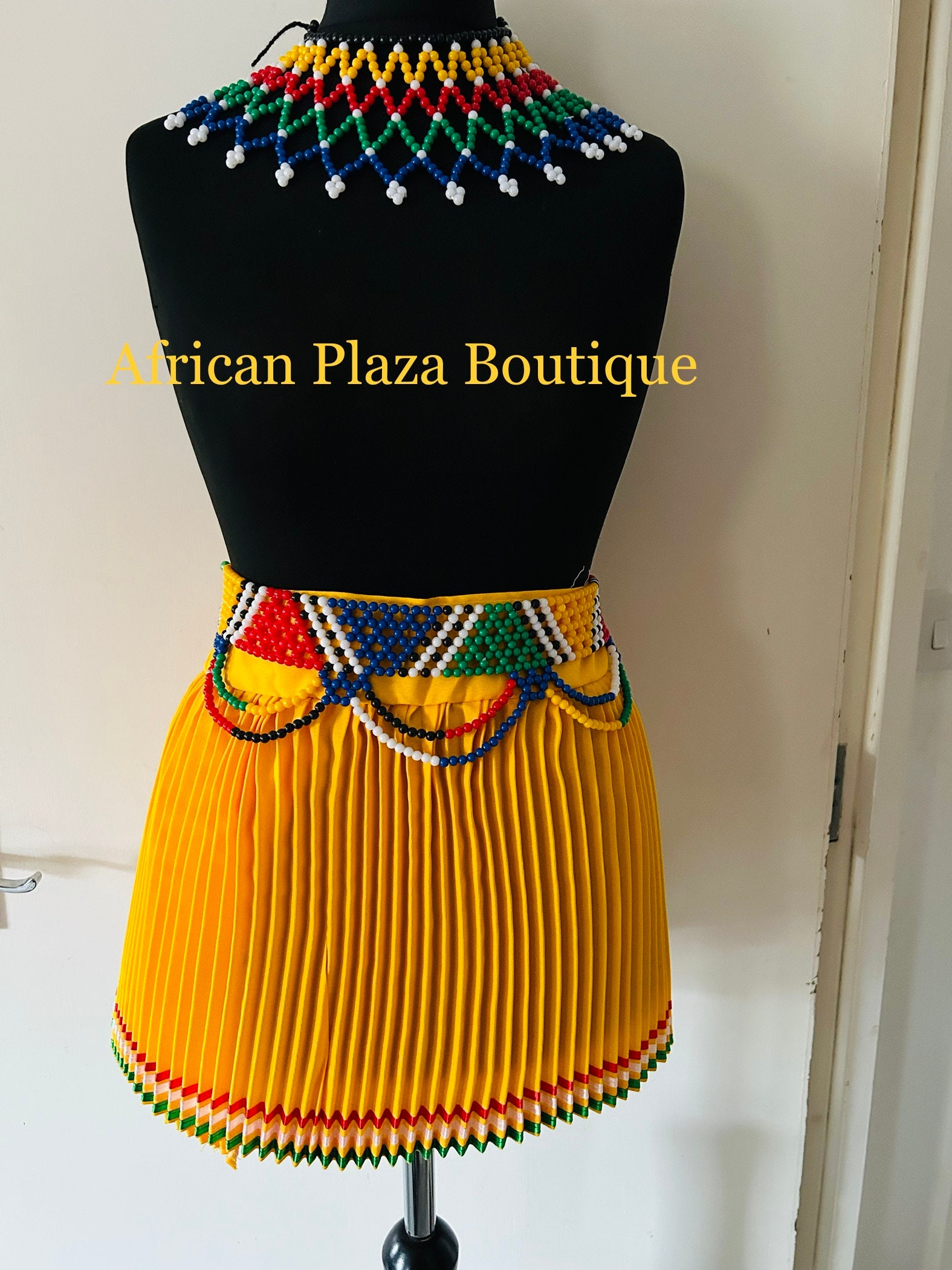 Zulu Maidens Outfit/ Kids Zulu Skirt Set - Etsy UK