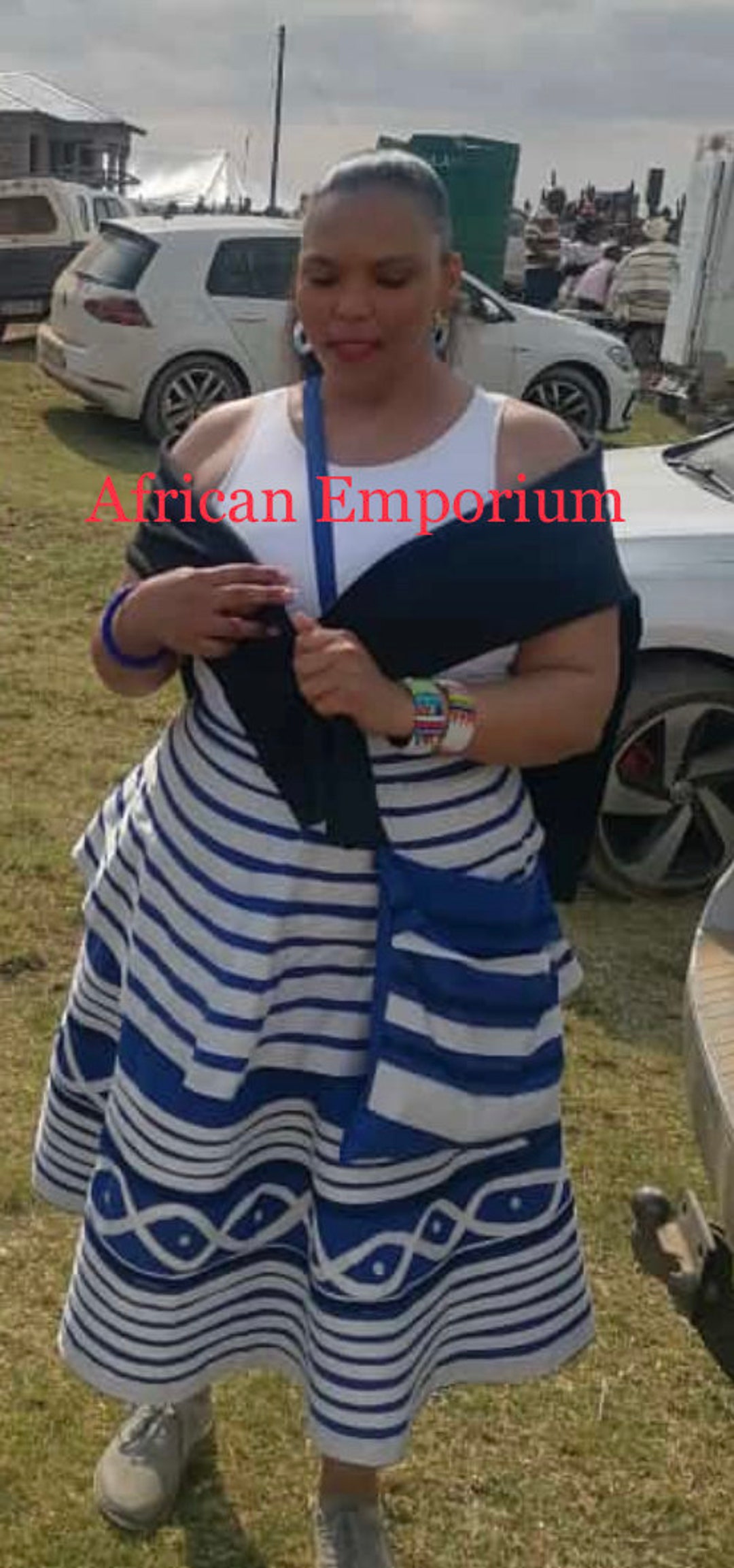 Xhosa Layered Skirt With a Matching Bag Inxili - Etsy UK