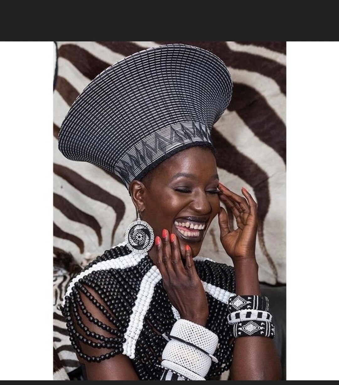 Handmade Medium Sized Zulu Hat - Isicholo - Etsy