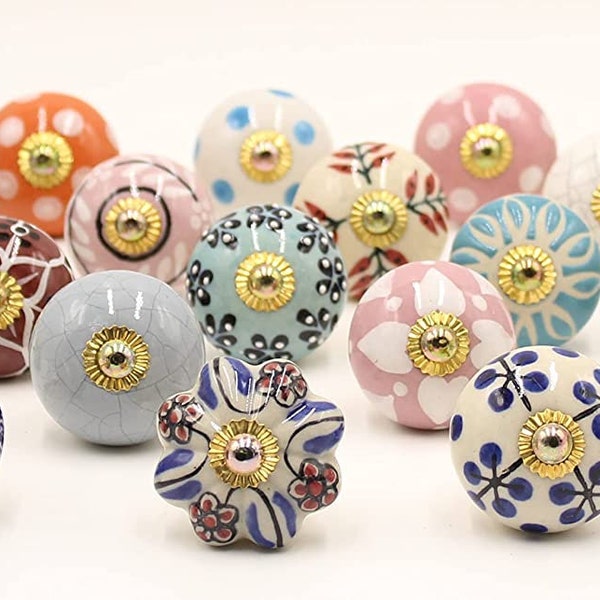 Hand Painted Knobs - Etsy