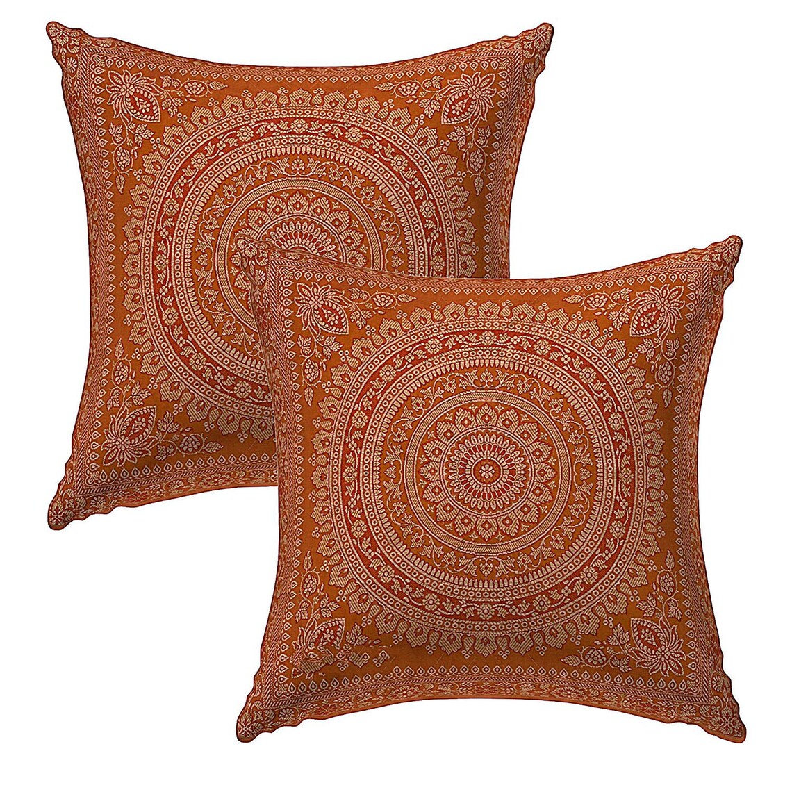 Handmade Silk Blend Mandala Cushion Cover Indian Vintage - Etsy