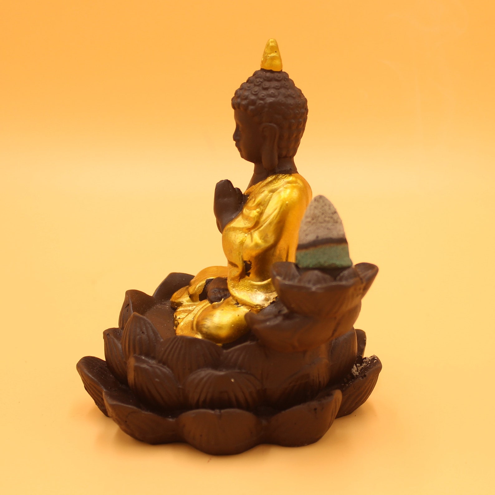 Lotus Buddha Spiritual Waterfall Incense Holder Backflow Cone - Etsy