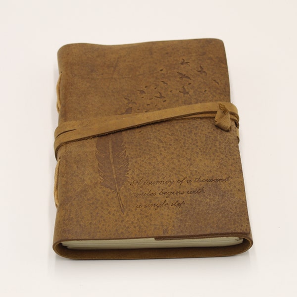 Feather Journal - Etsy