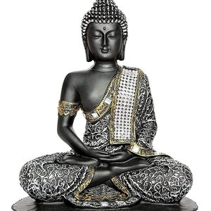 Buddha Statue Garden Meditating, Buddha Figure Indoor Decoration ...