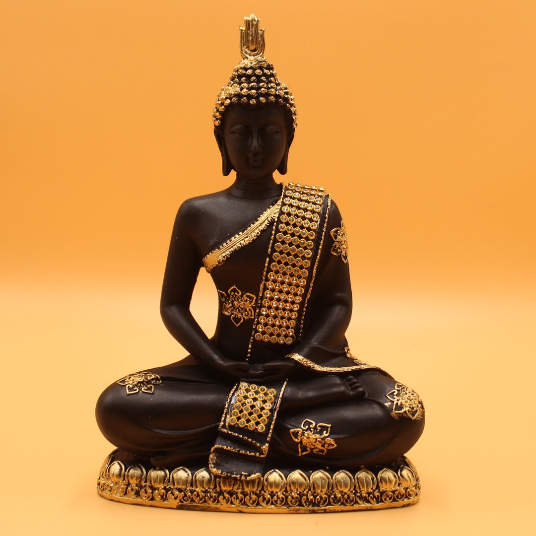 Indian Handcrafted Seated Buddha Statue Home Table Top Decor Handmade ...