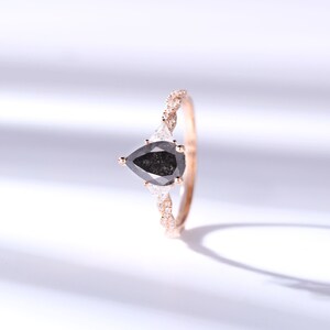 Vintage Alexandrite Engagement Ring Triangle Cut Moissanite - Etsy ...