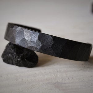 Hand Forged Iron Bracelet,men's Steel Bracelet,personalized Metal ...