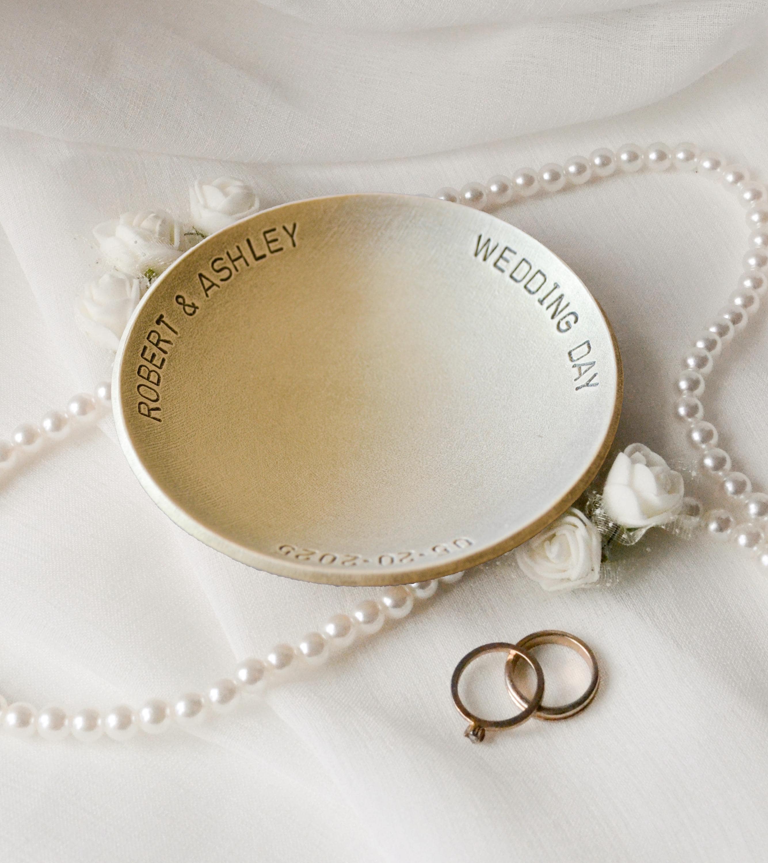 Wedding Ring Dish,personalized Ring Holder,bowl for Rings,wedding Ring ...
