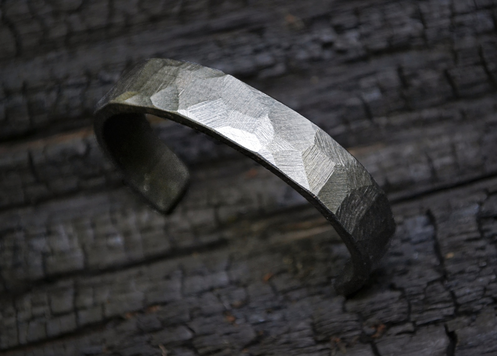 Hand Forged Iron Bracelet,men's Steel Bracelet,personalized Metal ...