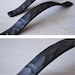 Hand Forged Iron Drawer Handle,metal Cabinet Pull,wrought Handle,black ...