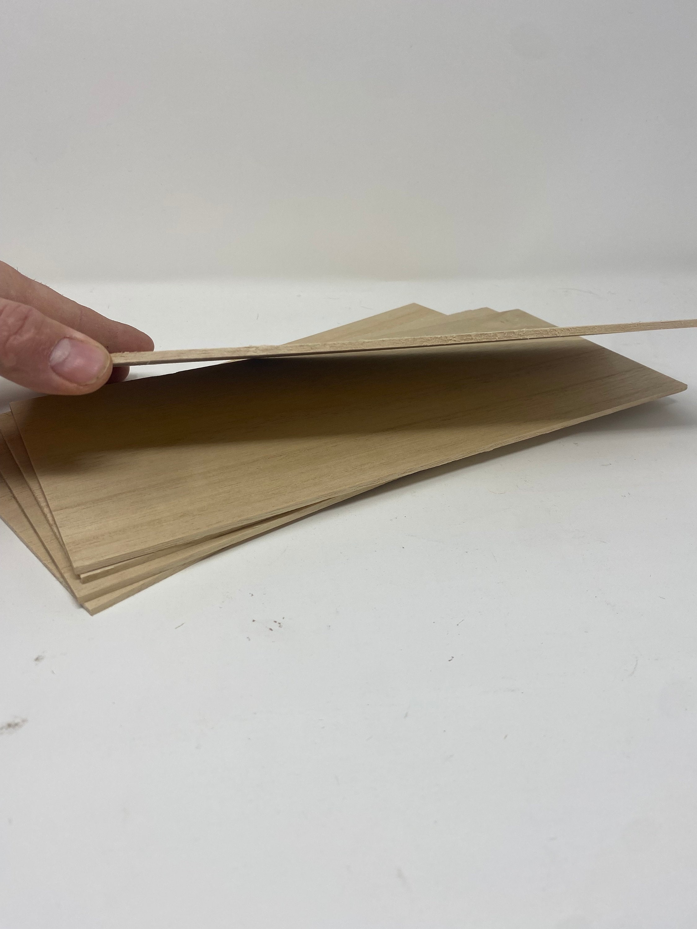 Solid Paulownia Craft Boards 1/8x5x12 Inches 4 Pack. Eco-friendly ...