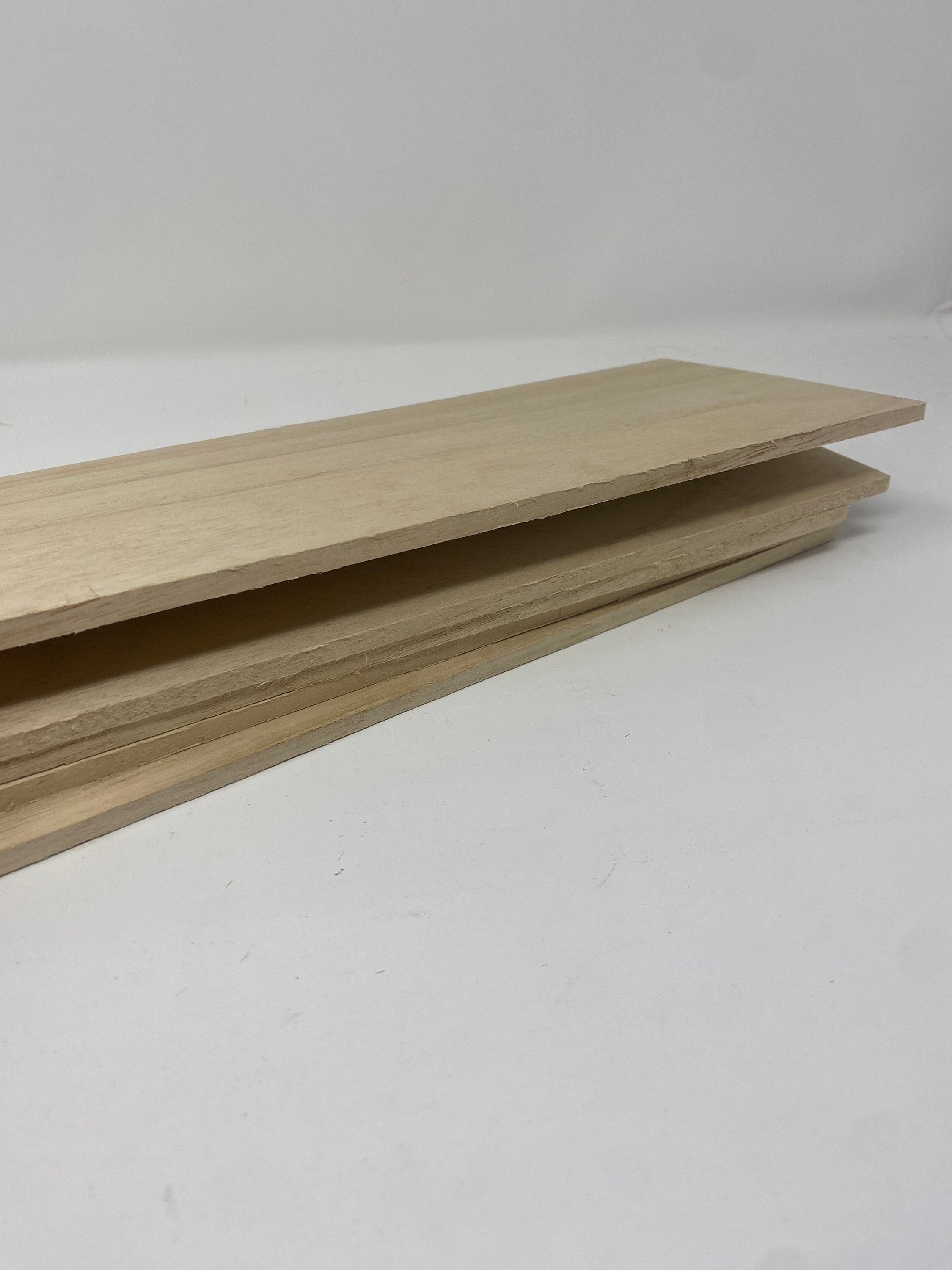 Solid Paulownia Craft Boards 1/4x5x12 Inches (4 Pack). Eco-friendly ...