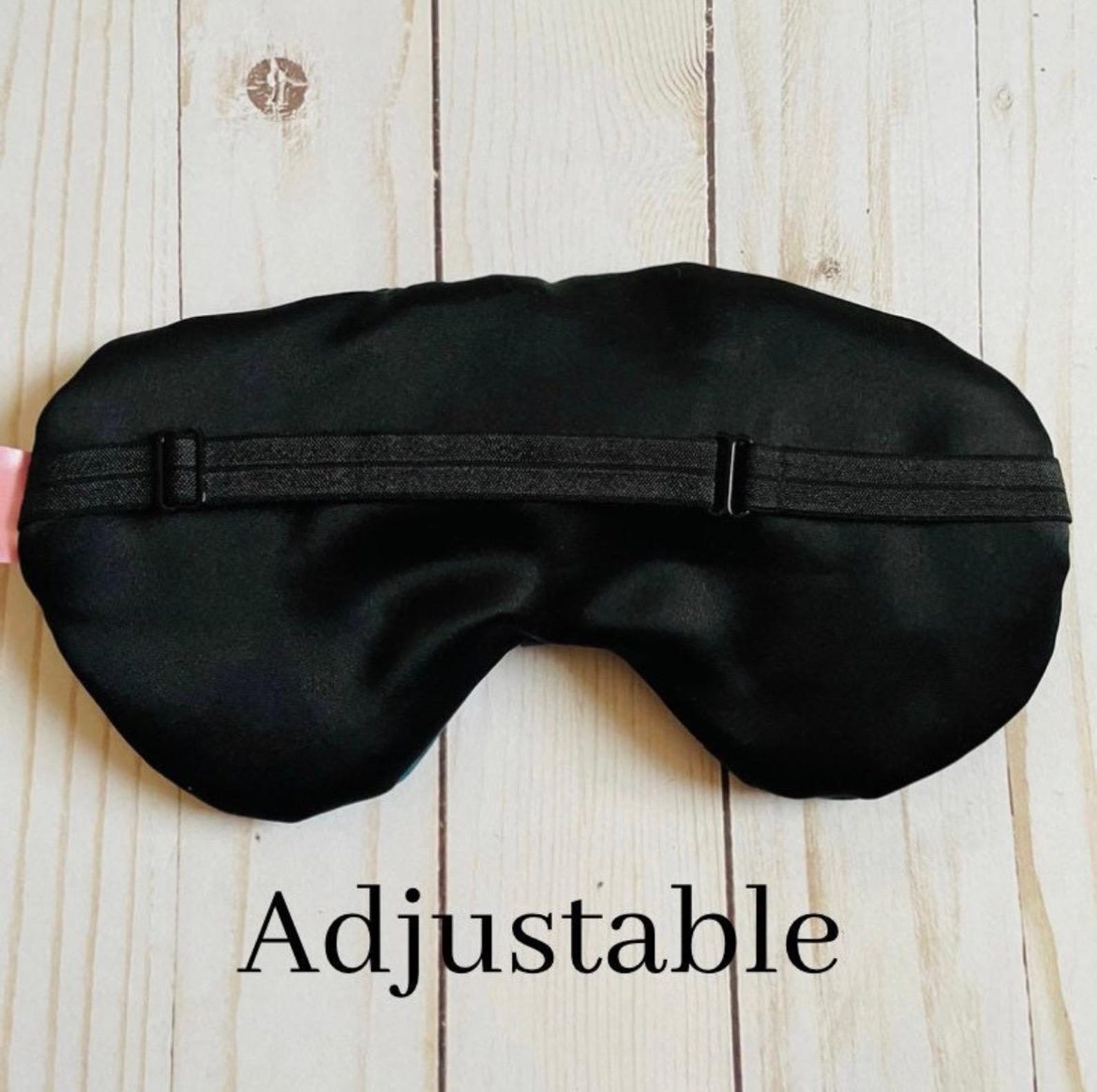 Oversized Sleep Mask, Black and White Doodle Art, Adjustable Padded Eye ...