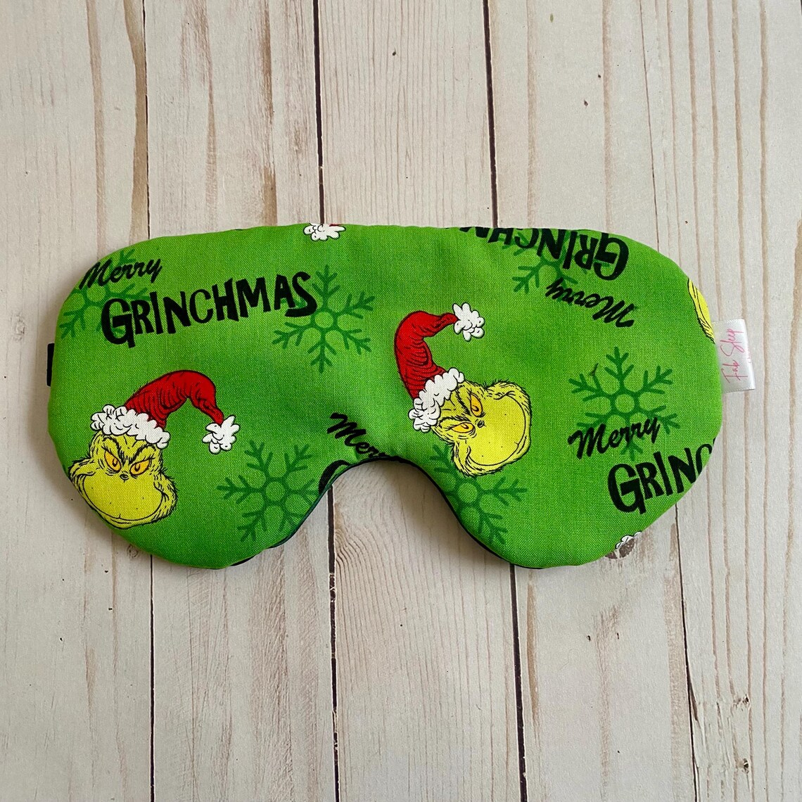 Grinch Adjustable Sleep Mask, Christmas Gift - Etsy