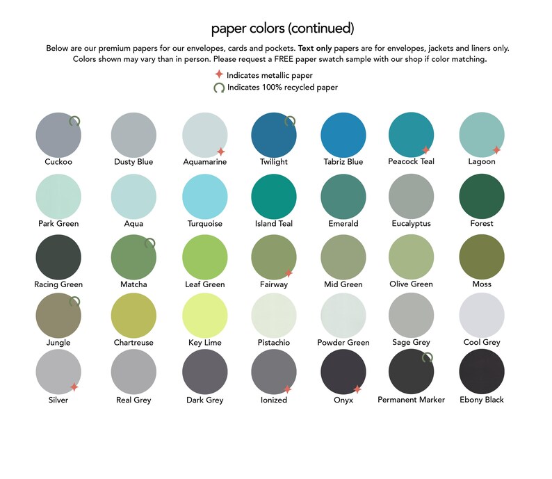A7 Blank Euro Flap Standard Liners Only (set of 10) - Etsy