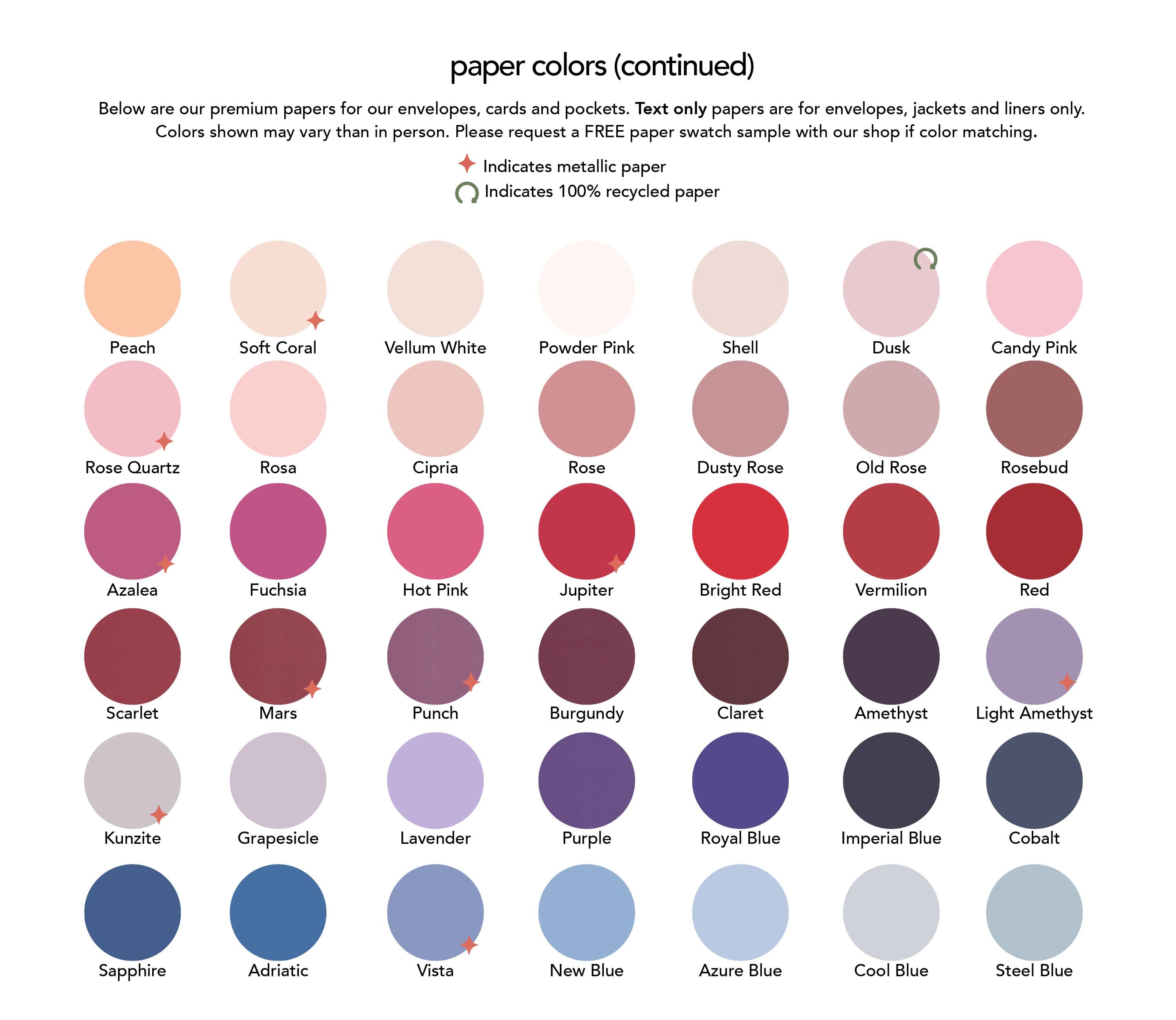 A7 Blank Euro Flap Standard Liners Only (set of 10) - Etsy