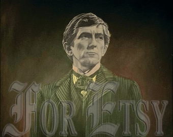 Barnabas Collins Canvas Portrait From DARK SHADOWS - Etsy