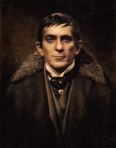 Barnabas Collins 1897 Portrait on CANVAS From DARK SHADOWS - Etsy