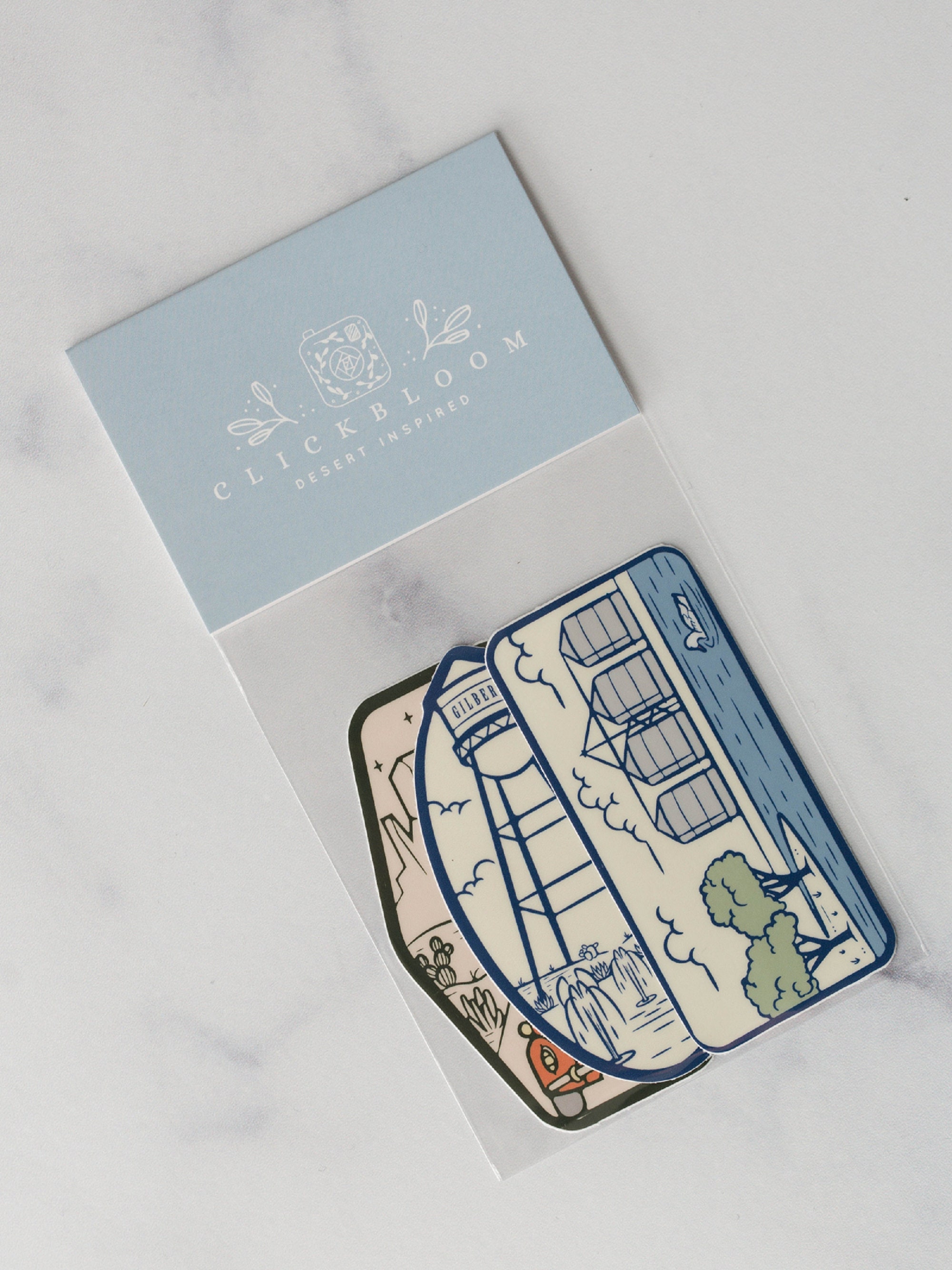 Gilbert Arizona Vinyl Sticker Pack - Etsy