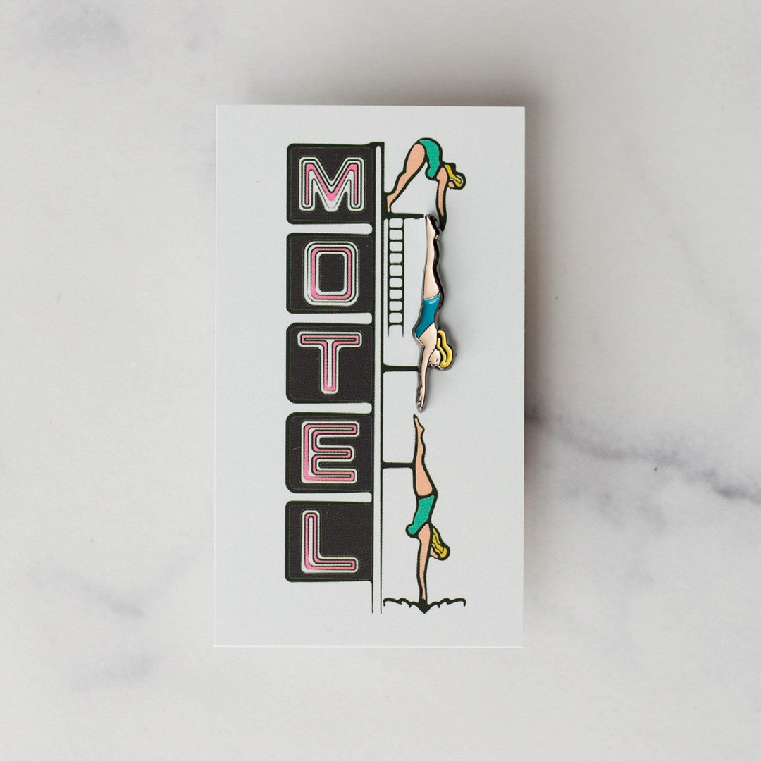 Mesa Arizona Diving Lady Enamel Pin - Etsy