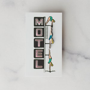 Mesa Arizona Diving Lady Enamel Pin - Etsy