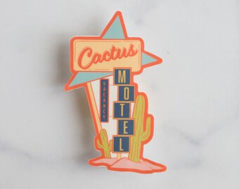 Arizona Outline Cactus Vinyl Sticker - Etsy