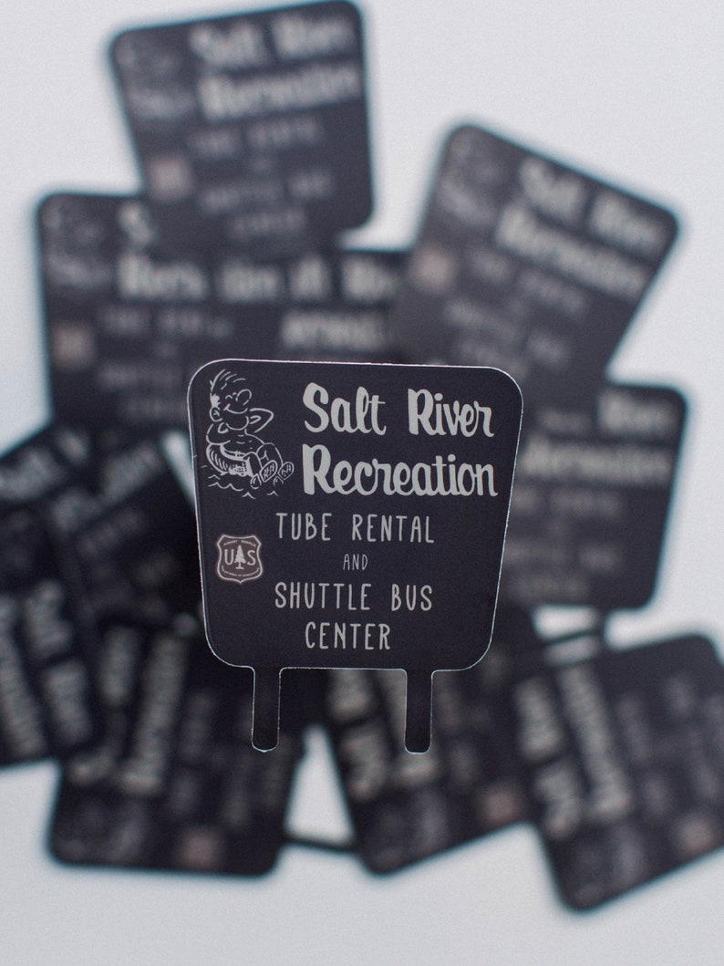 Salt River Tubing Tonto National Forest Vinyl Sticker - Etsy