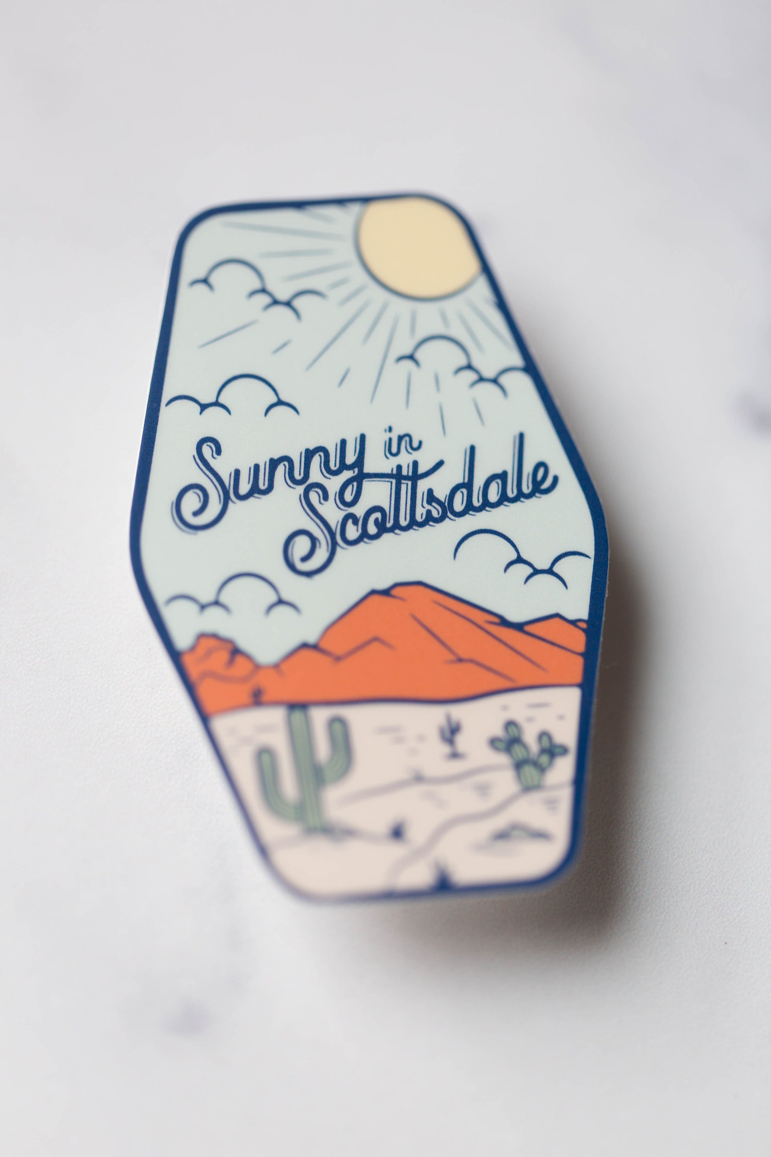 Sunny in Scottsdale Vinyl Sticker - Etsy