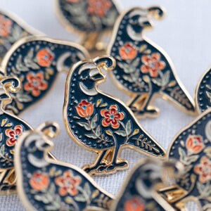 Desert Quail Enamel Pin - Etsy