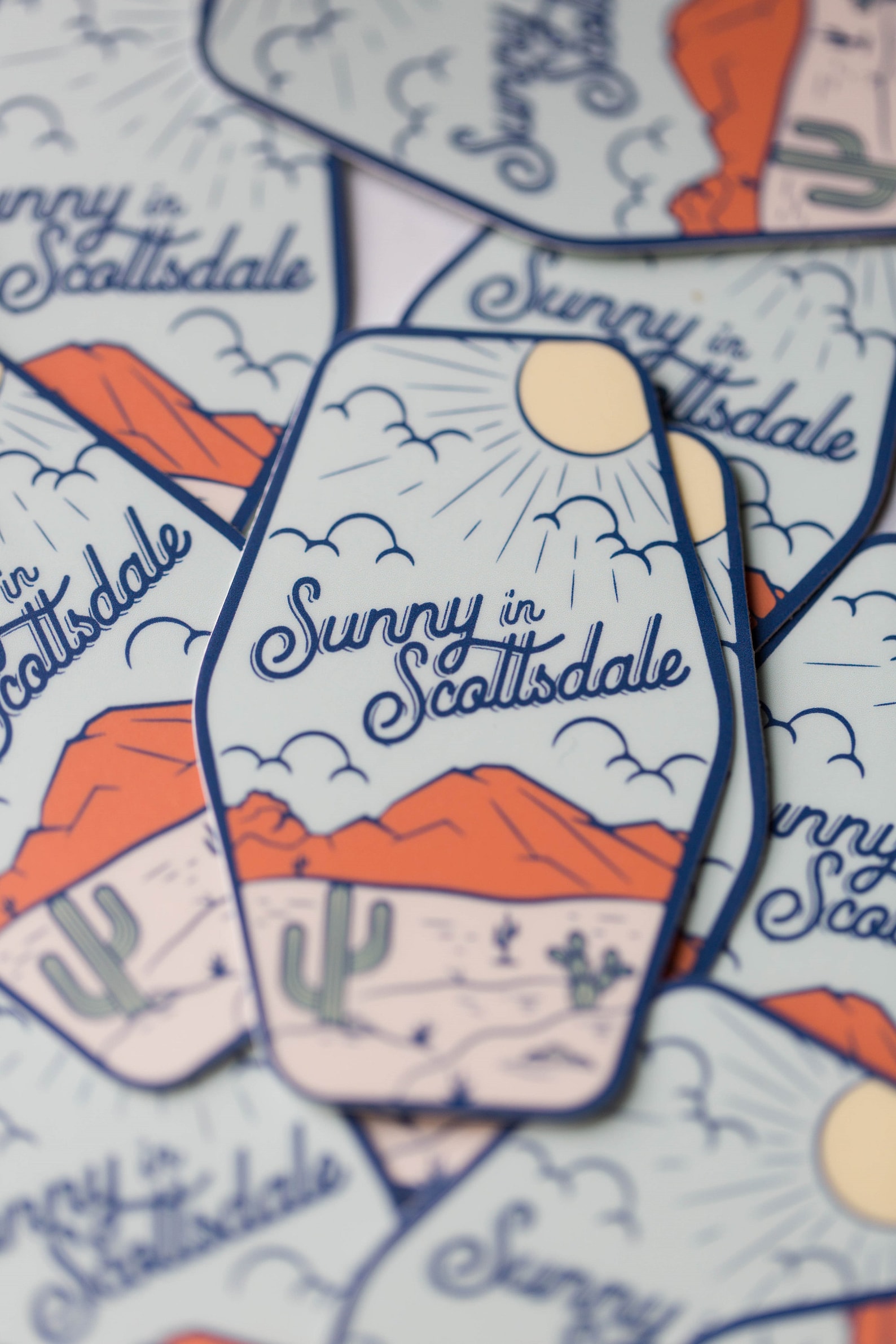 Sunny in Scottsdale Vinyl Sticker - Etsy